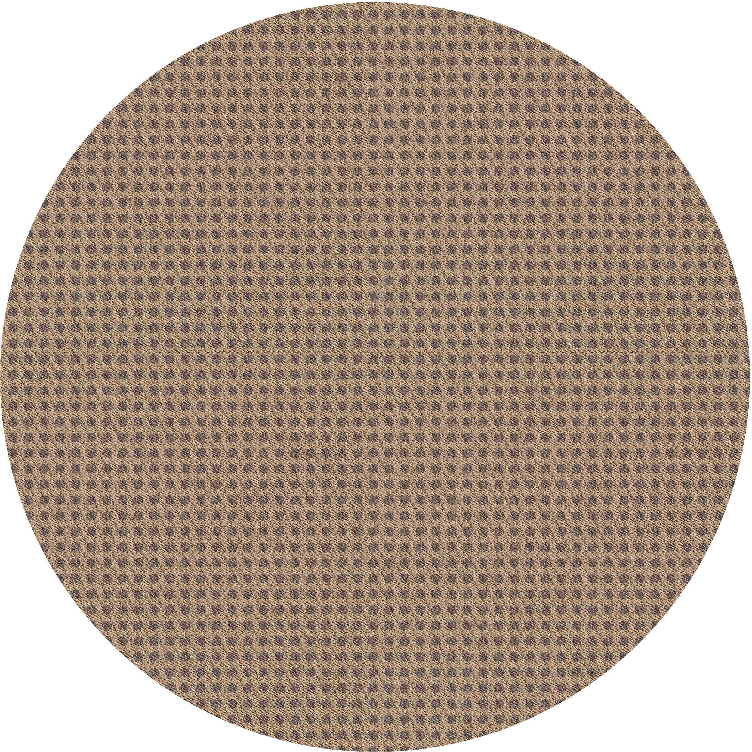 Ahgly Company Indoor Round Patterned Light Copper Gold Area Rugs, 5 ...