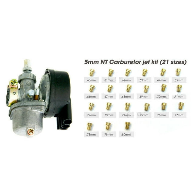 NT Carburetor with 5mm Jet Kit 80CC Gas Motorized Bicycle - Walmart.com
