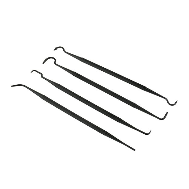 SE DD-44P 4-Piece 7-1/4” Double-Ended Nylon Pick Set, Black - Walmart ...