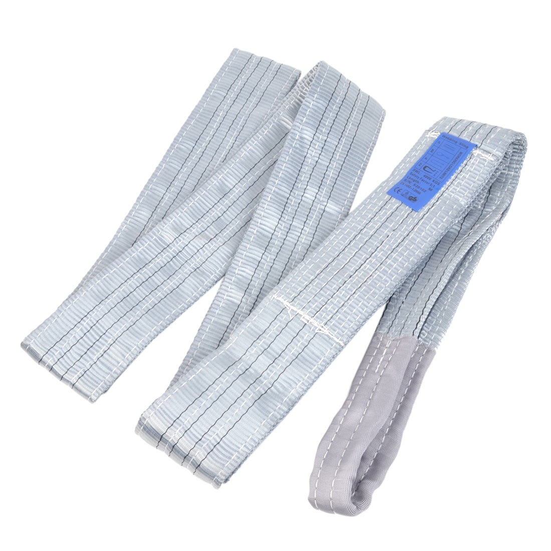 10 FEET (4"x16') 1 PLY Nylon Web Strap Lifting Lift Tow 8800LBS Gray ...