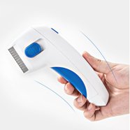 Tradinno Electric Flea Zapper Lice Remover Hair Comb Brush Pet Cat Dog ...