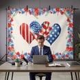 7x5ft Photo Backdrop, Independence Day Soft Polyester Backdrop Curtains ...