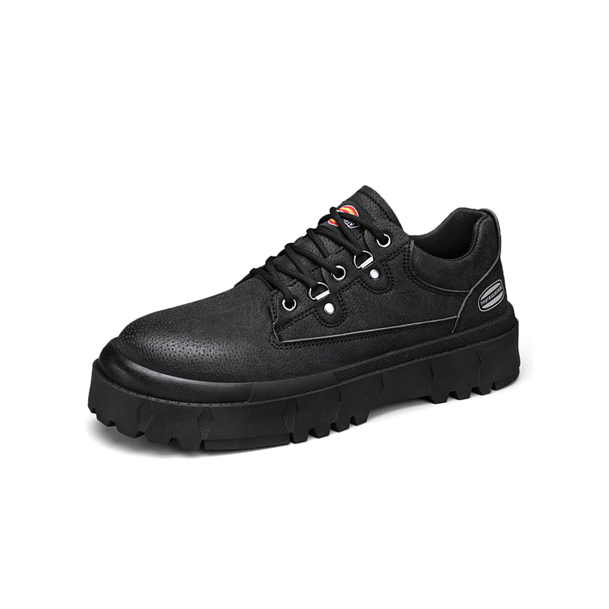 Click here for Bellella Mens Work Boots Platform Leather Shoes La... prices