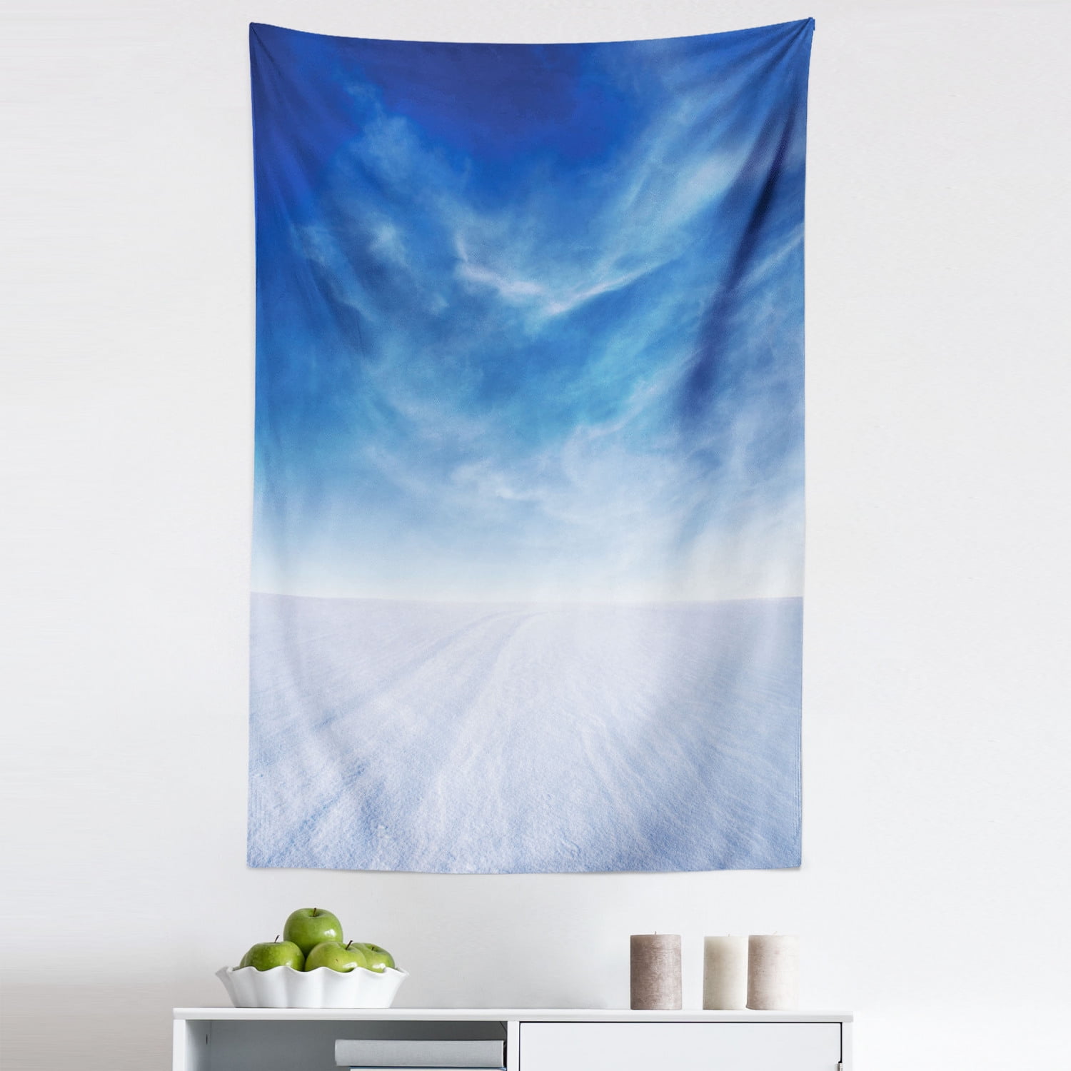 Sky Tapestry, Snowy Mountain with Open Weather Environment Nature ...