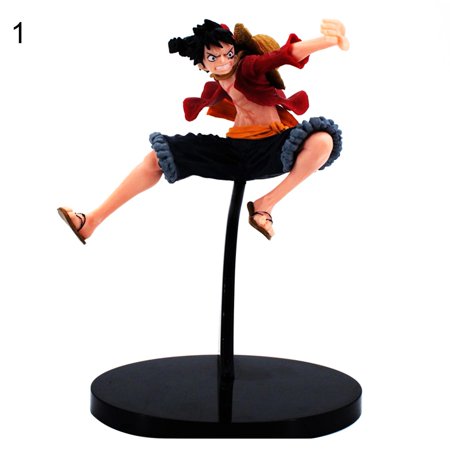 HEFEI,Blue Anime One Piece Luffy Decor Display Mold Collectable ...