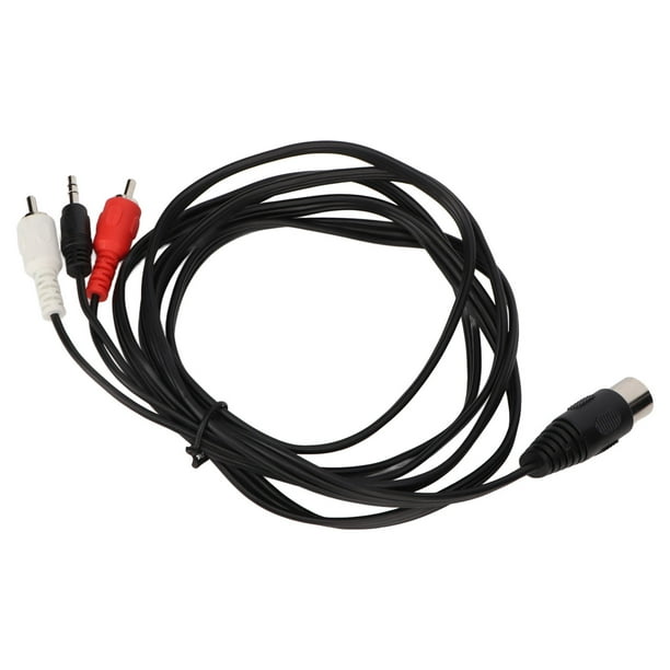 DIN 5 Pin To DC 3.5mm And 2 Cable, Flexible Universal DIN 5 Pin Male To ...