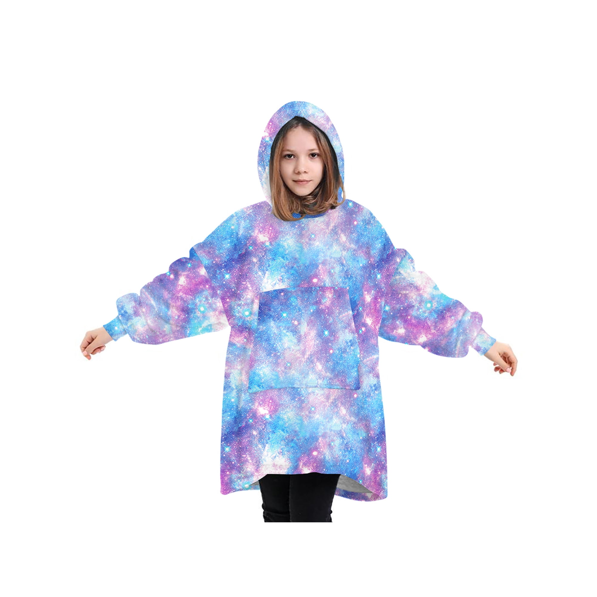 Click here for Eyiiye Oversized Hoodie Blanket Fluffy Oodie Blank... prices