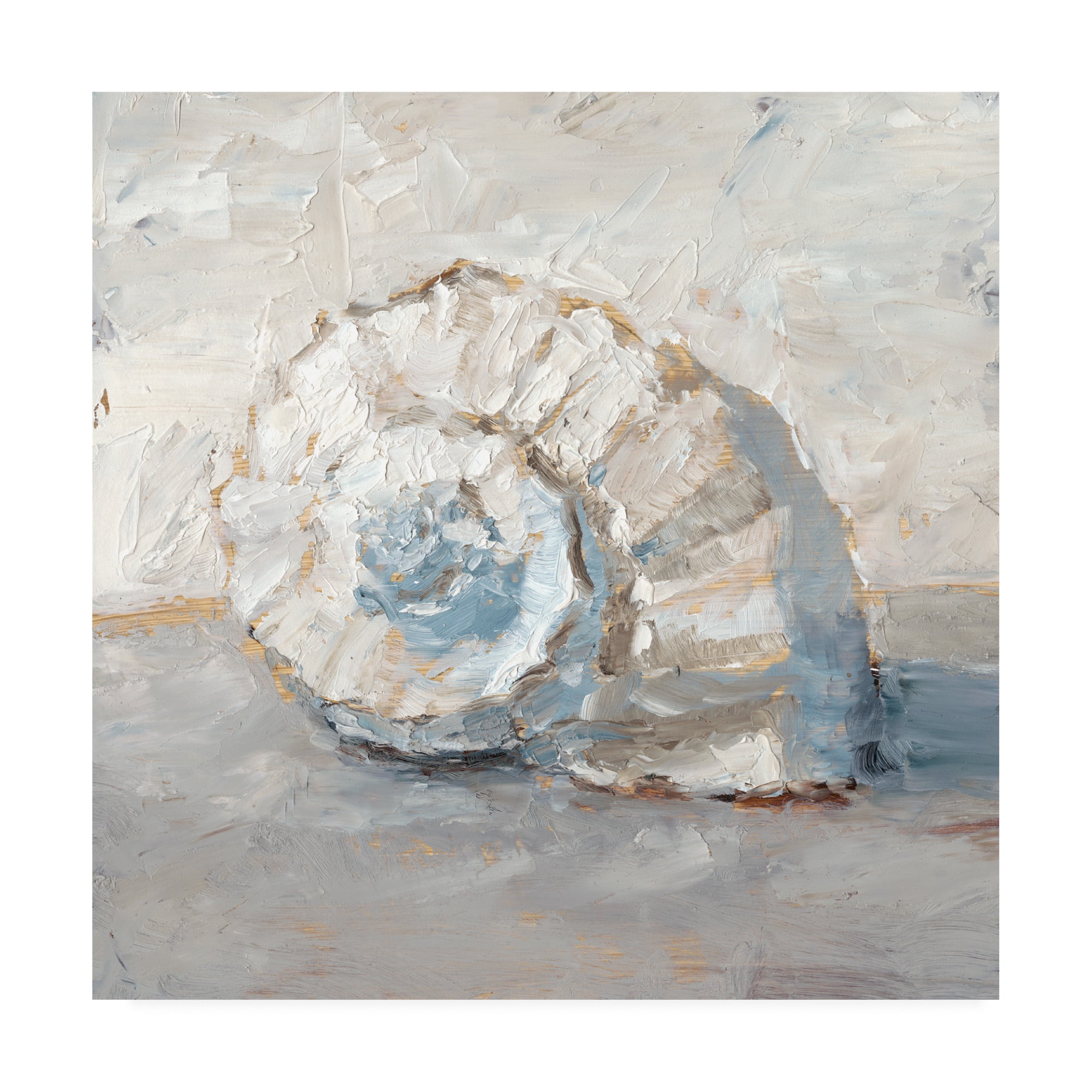 Trademark Fine Art 'Blue Shell Study III' Canvas Art by Ethan Harper ...