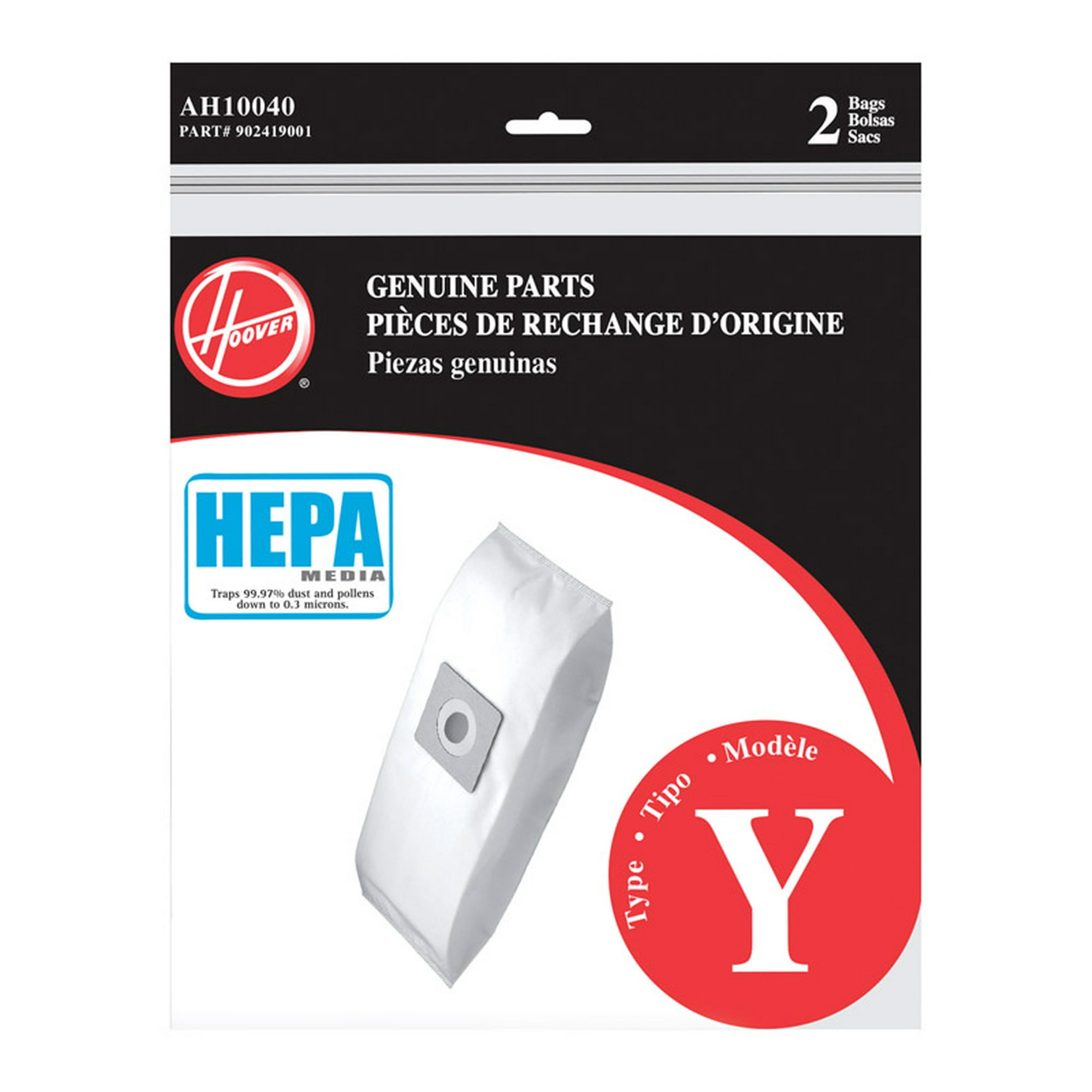 Click here for Hoover Hepa Type Y Vacuum Bags (Pack Of 2) prices
