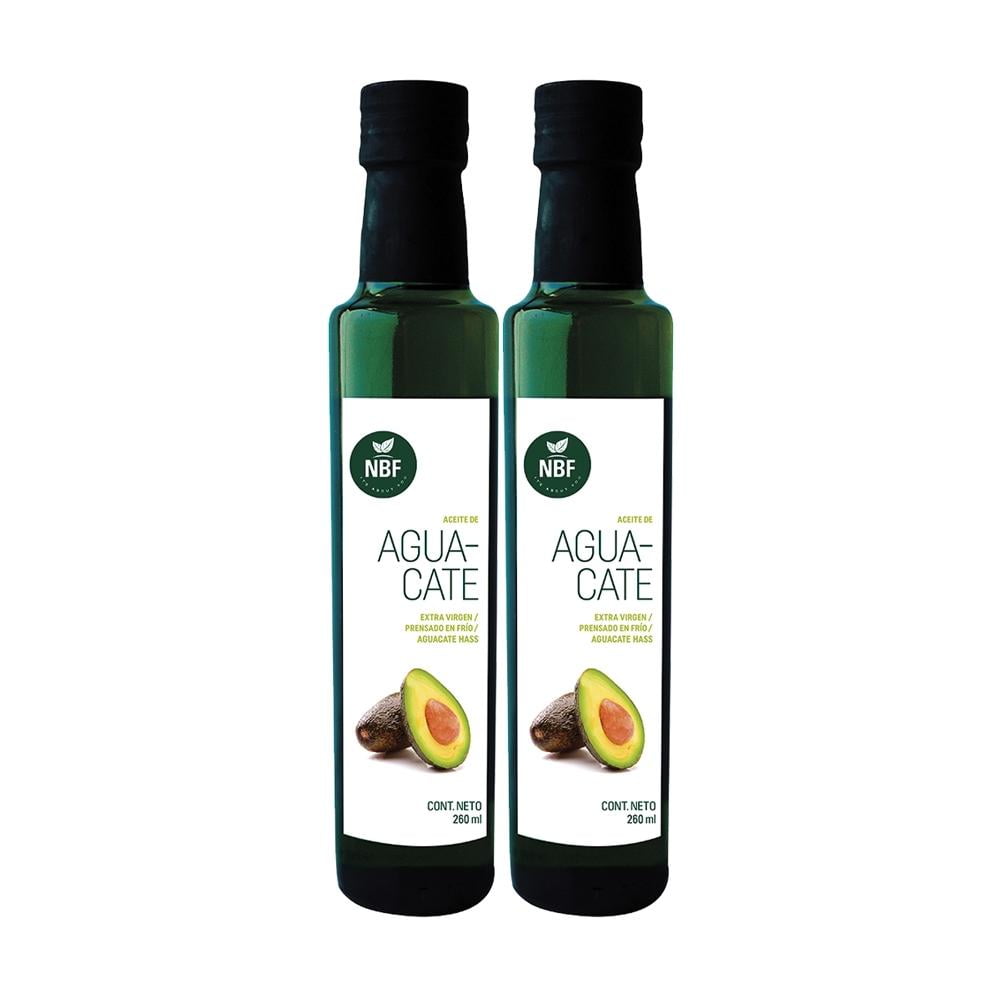 Duo Pack Aceite de Agaucate NBF Extra virgen Prensado en Frio 260 ml | Walmart en línea