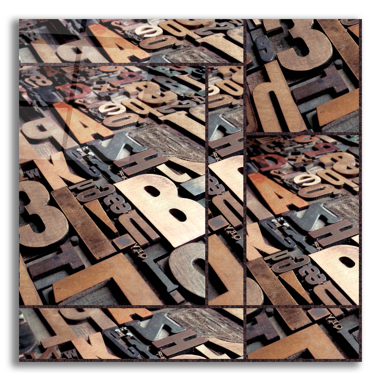 Epic Art 'Typography Photography repeat 8' by Holli Conger, Acrylic ...