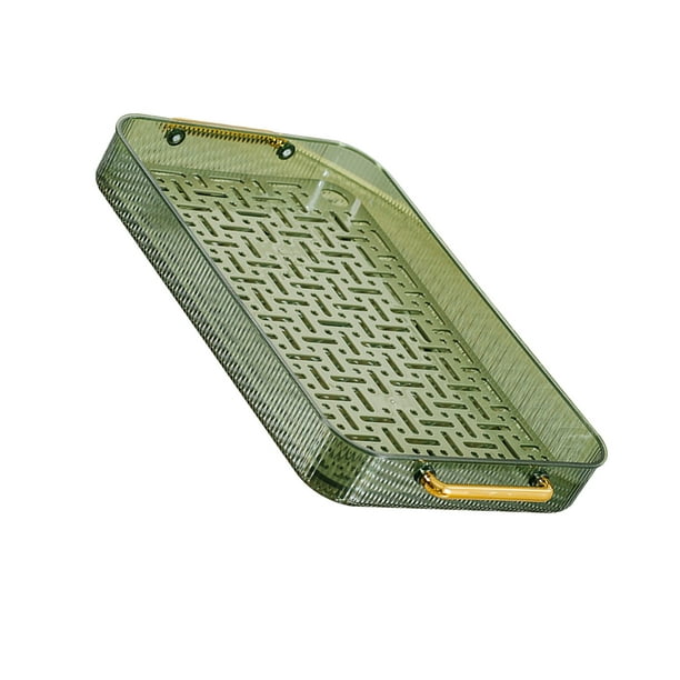 Drainage Tea Tray,Double Layer Water Drainage Water Drainage Tea Tray ...