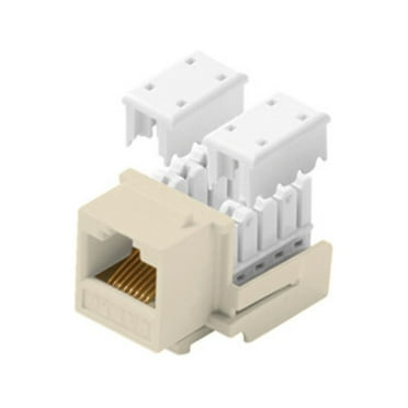 Steren Cat5e Keystone Jack 90 Degree RJ45 Blue | Enhanced Performance ...