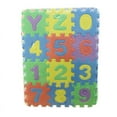 36Pcs EVA Foam Number Alphabet Puzzle Game Educational Toys Gift for ...