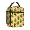 Avocado hula hoop fun Lunch Bag, Insulated Lunch Bag, Portable Lunch ...