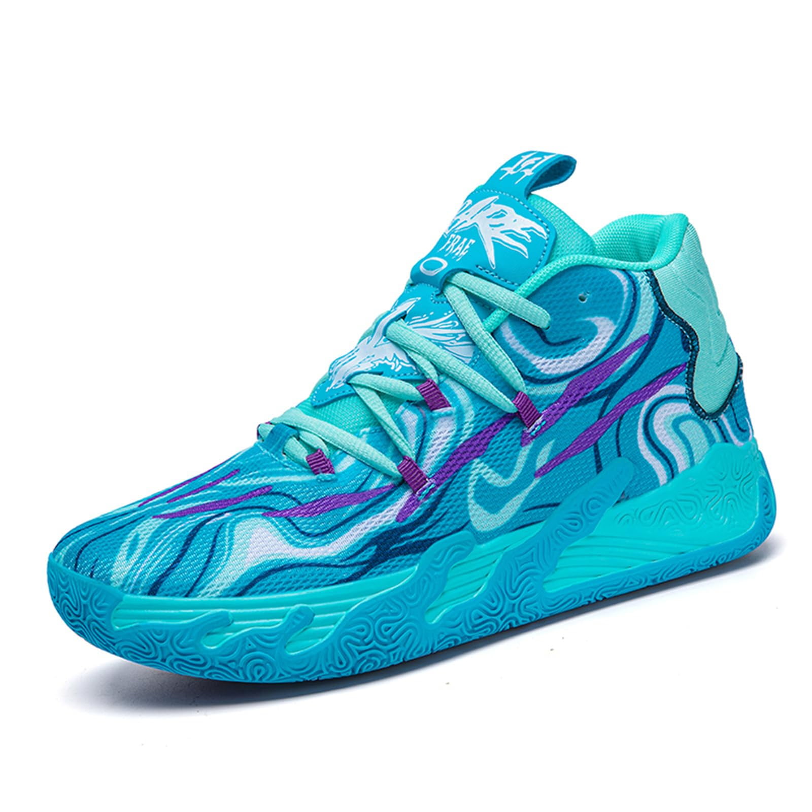 Click here for Binqer Mens Fashion High Top Lace Up Basketball Sh... prices