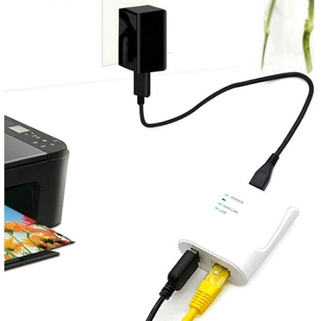 USB Printer Server, High Speed Network Print Server Adapter, Multiple ...