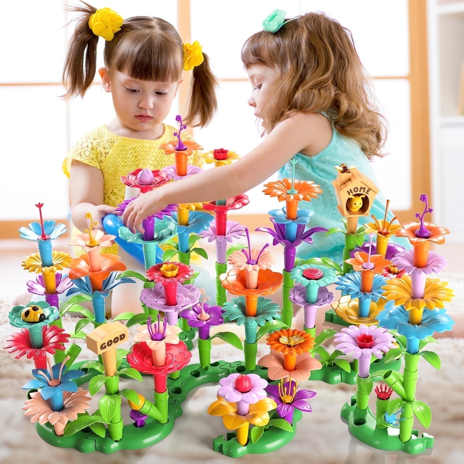 Click here for Grm 148 Pcs Flower Garden Building Toys For Kids A... prices