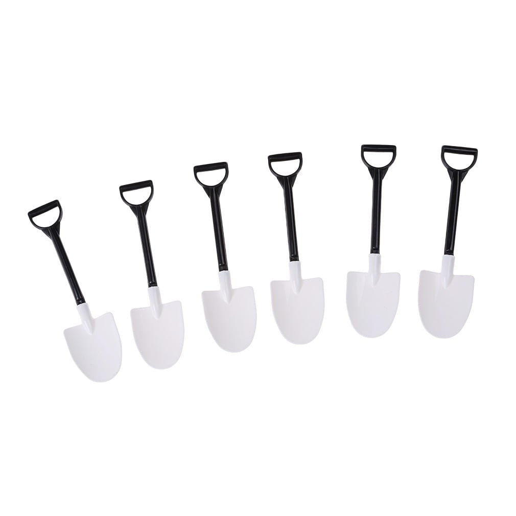 Mini pala de plástico desechable, cuchara para pastel, bote para helado ...