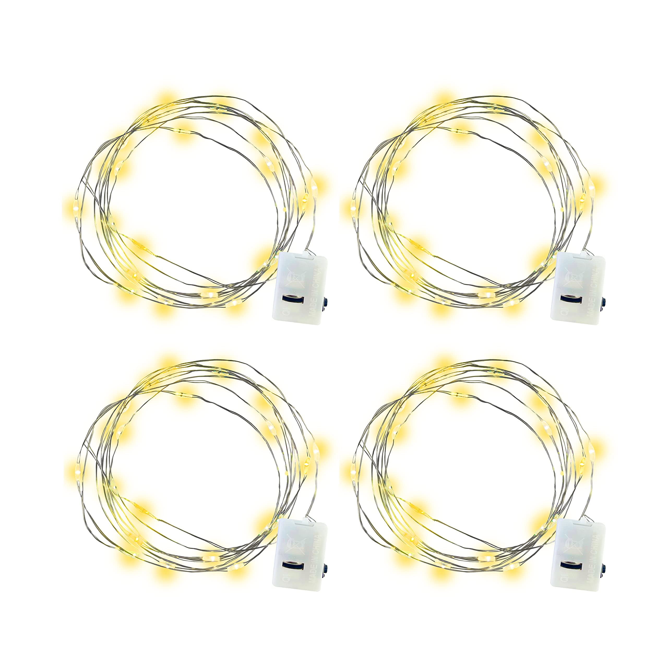 Cadena de luces LED Las luces de luciérnaga con pilas de 1 m crean una ...