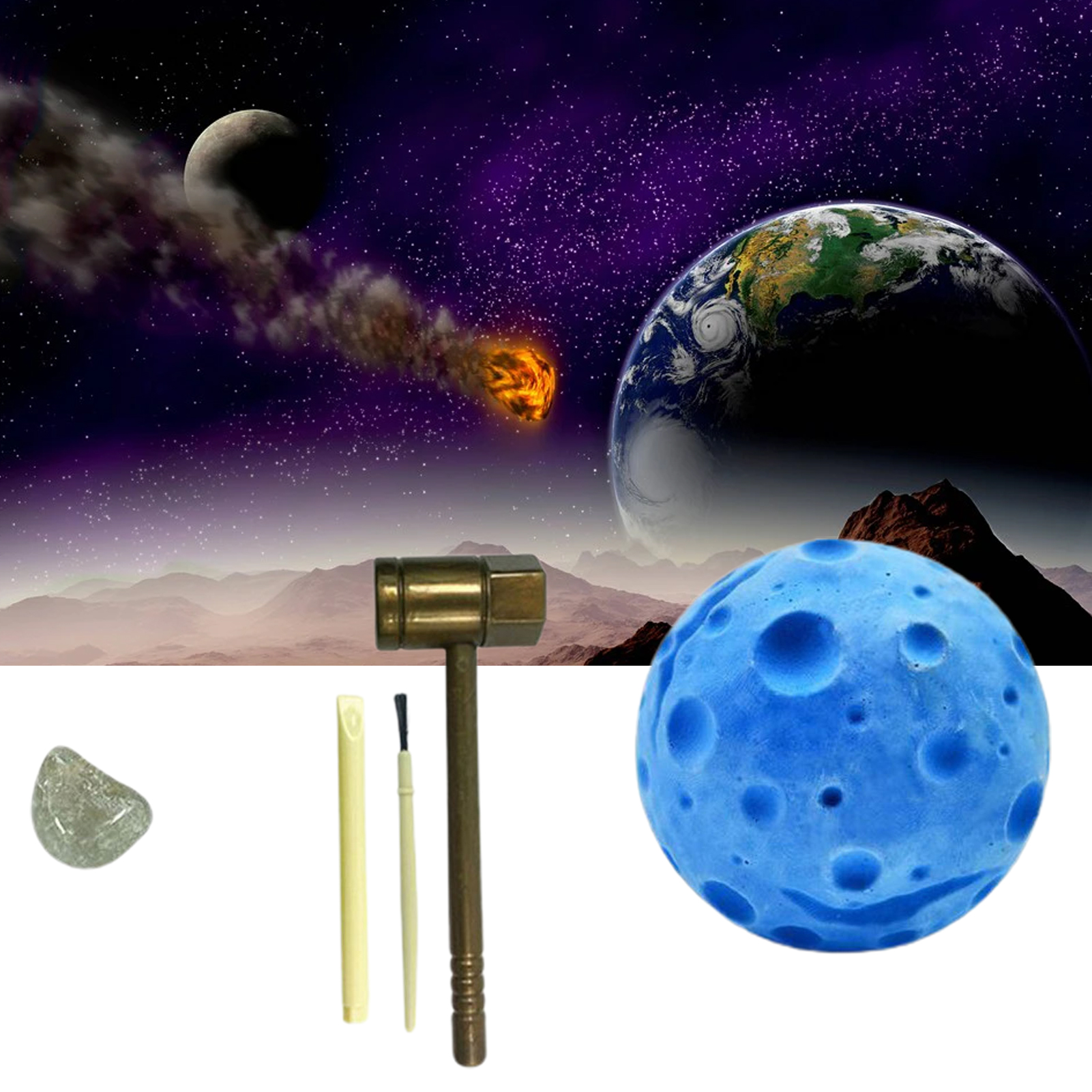 shenmeida Plaster Archeological Planet Digging Ore Toyfor Kids Boys and ...