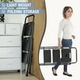 CONCETTA 3-Step Folding Ladder, 800 lbs Heavy Duty Steel, Foldable ...