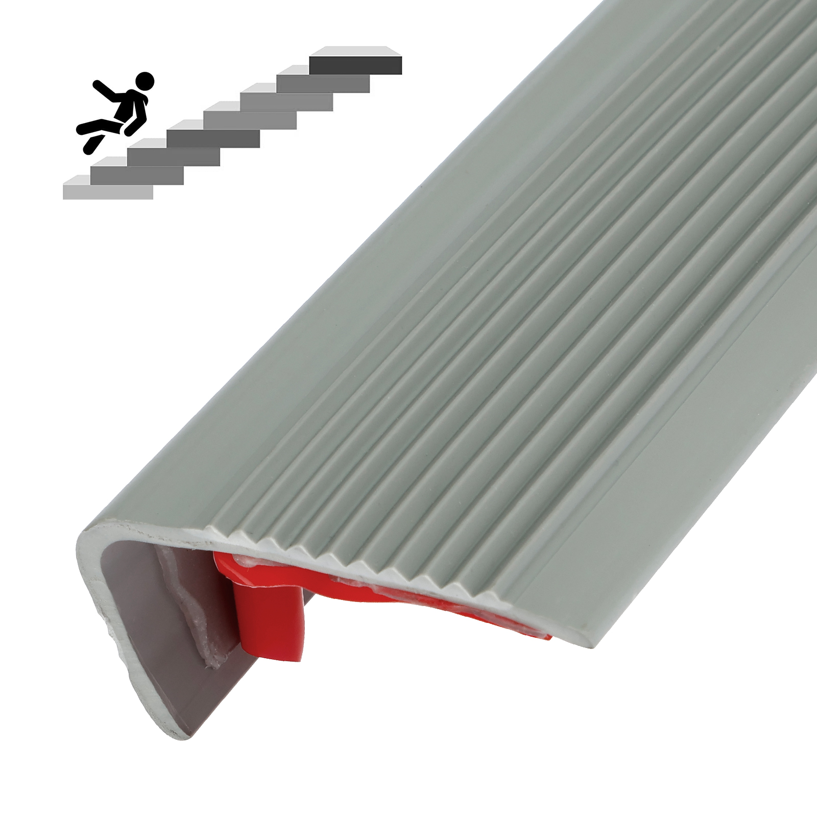 Pluokvzr Stair Edge Protector L-Shape Step Edge Trim Strips Non-slip ...