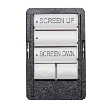 Lutron QSWS2B-6BRLI-WH-NST White Grafik Eye QS 6 Button Engraved Wall ...