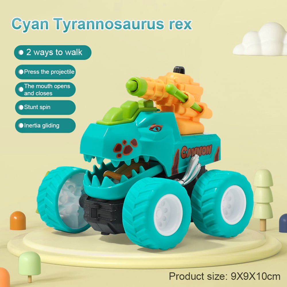 Toy Cars for 1 2 3 Year Old Boys Children's Inertial Missile Catapult ...