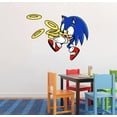 SUPER SONIC THE HEDGEHOG Wall Stickers, by Design With Vinyl - Walmart.com