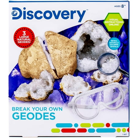 Break Your Own Geodes, at-Home STEM Kits for Kids Age 8 and Up, Geode ...