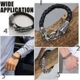 5 Sets 5 Styles Tibetan Style Alloy Spring Gate Rings O Rings with Cord ...