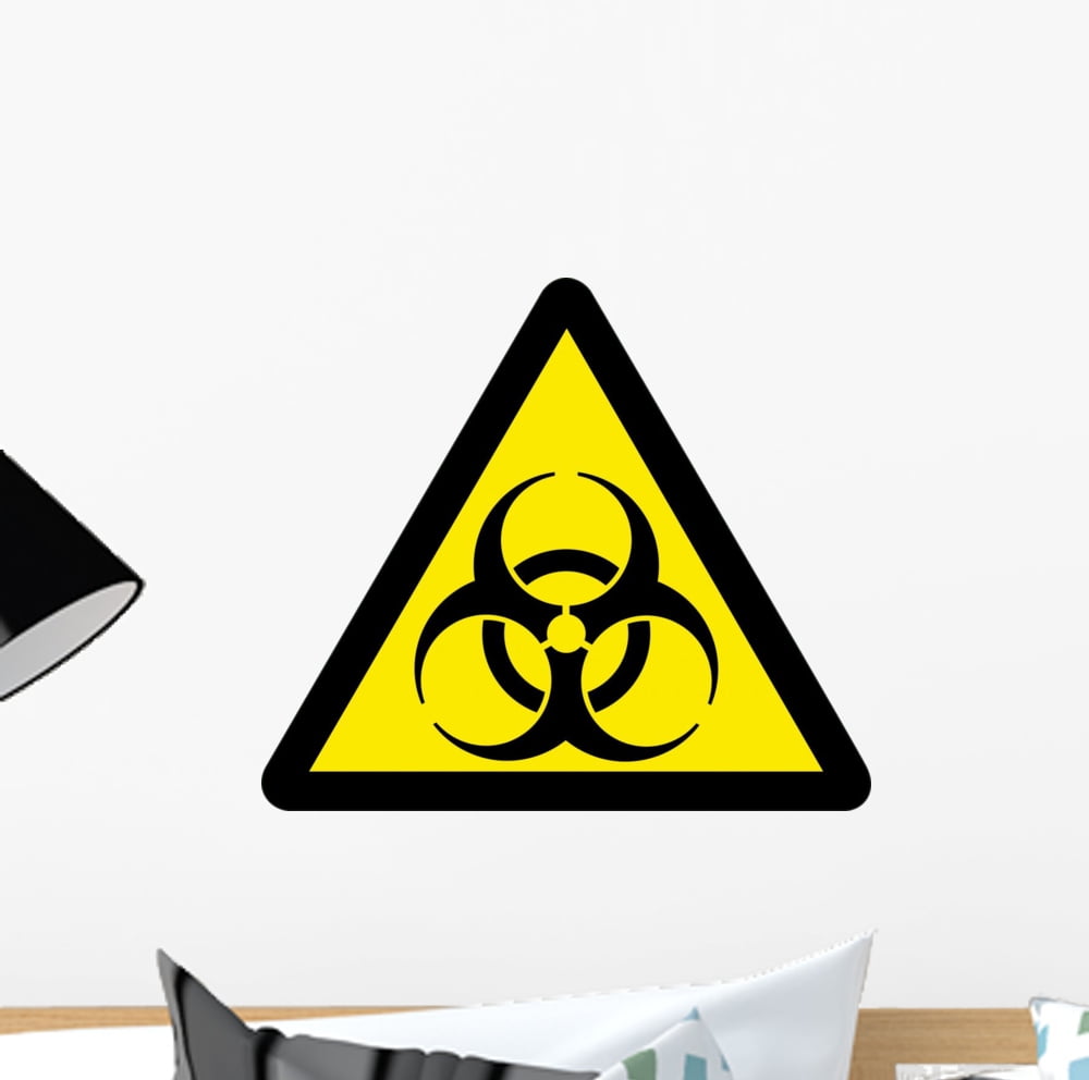 Chemical Signs Nuclear Wall Decal by Wallmonkeys Peel and Stick Graphic ...