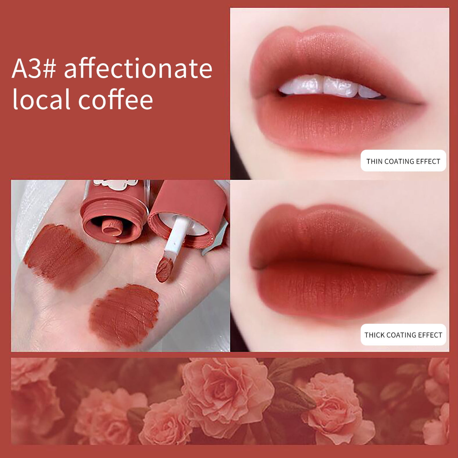 Lápiz labial para mujer, tinte labial, brillo labial en polvo, bruma de ...