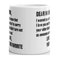 Dear Mom Love You Mothers Day Coffee Tea Ceramic Mug Office Work Cup