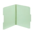 Staples Top Tab Pressboard File Folders Letter Size Light Green 410506 ...