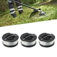 3Pcs Trimmer Spool Lines For Black & Decker A6481 Strimmer Trimmer ...