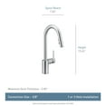Moen 7565 Align Single Handle Pull-Down Spray Kitchen Faucet with ...