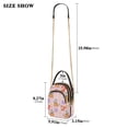 DIXRUYEE Womens Lime Mosaic Small Crossbody Phone Bag 3 Zipper Pocket ...