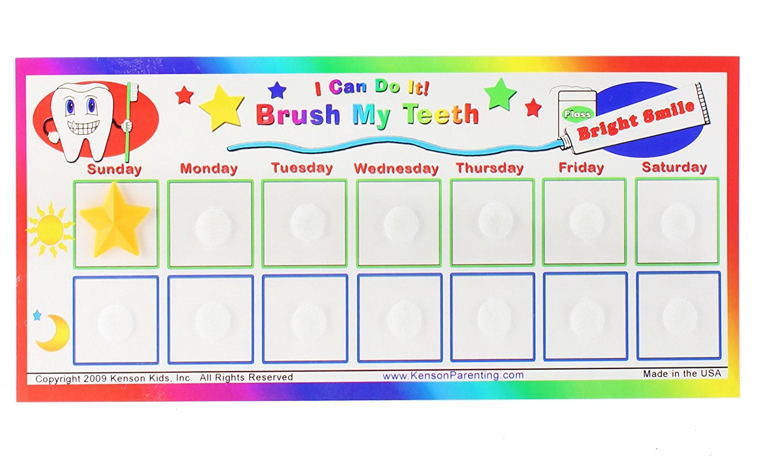 Kenson Kids "I Can Do It!" Brush My Teeth Reward Chart | Walmart Canada