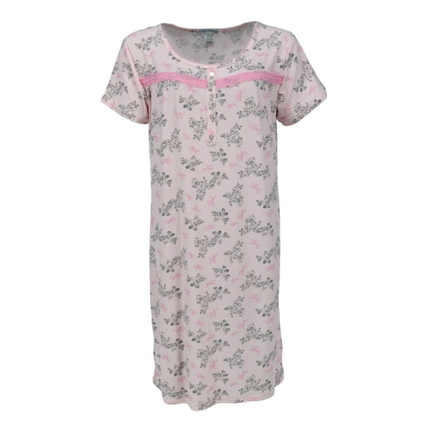Elegant Emily Floral Button Nightgown (Women's) - Walmart.ca