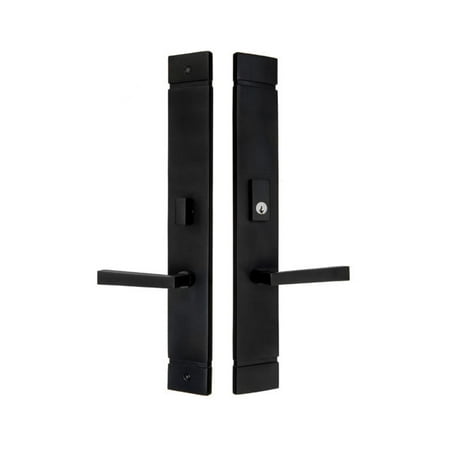 Multi point lock Trim set Brass 18"x2.5" Verona Black Matte | Walmart ...