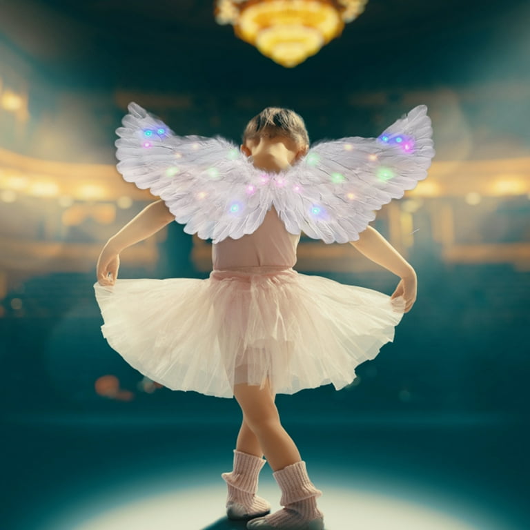 White Angel Wings Costume