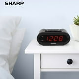 Sharp Digital Alarm Clock with AccuSet Automatic Time, Daylight Savings ...