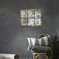 Daisy Wall Decor Rustic Flower Wall Art Farmhouse Window Daisies ...