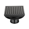 dokea 6 Inch Square Shower Floor Drain - SUS 304 Stainless Steel Grate ...