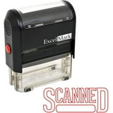 excelmark scanned self-inking rubber stamp - (a1539-red ink) - Walmart.com
