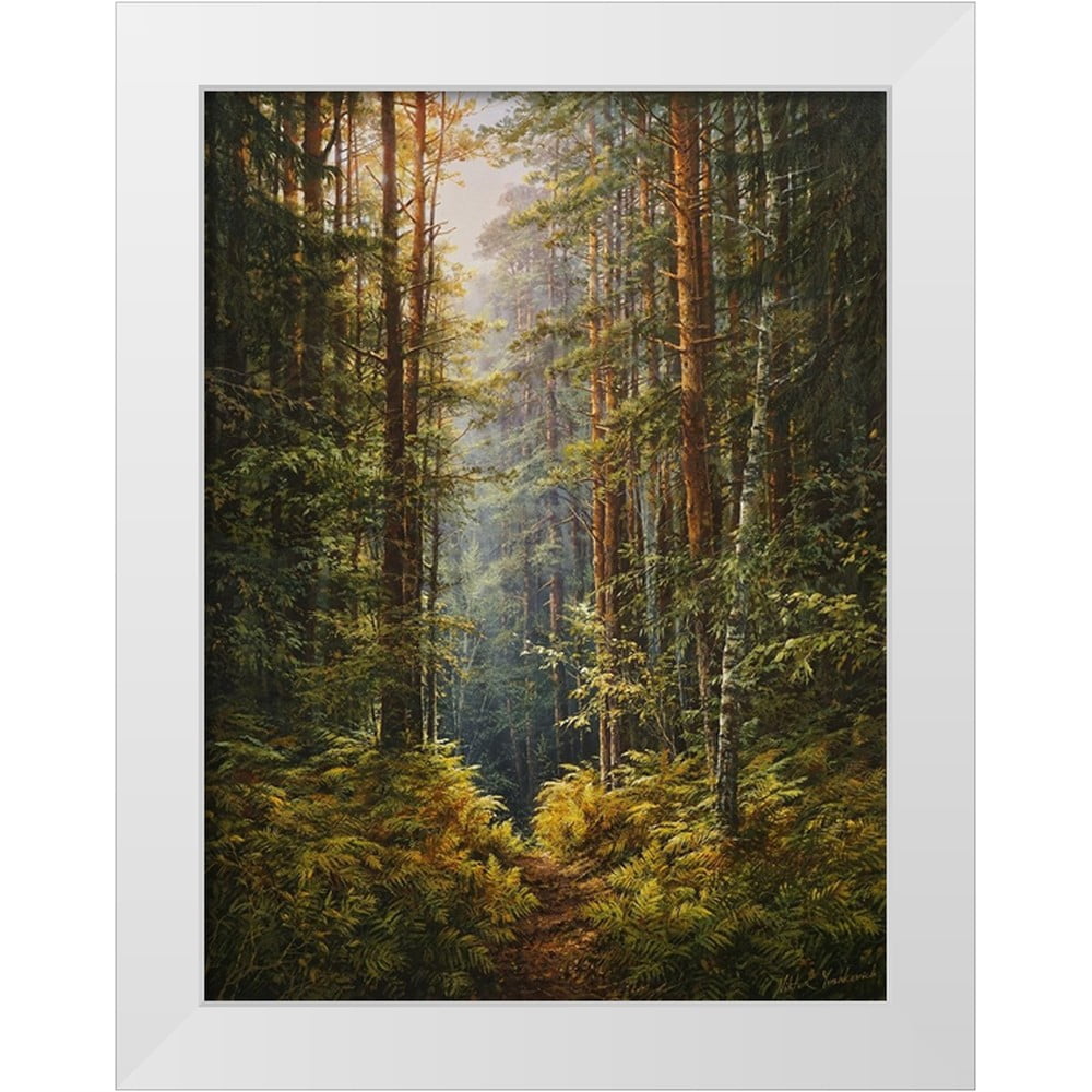 Yushkevich, Viktor 25x32 White Modern Wood Framed Museum Art Print ...