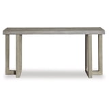 Ashley Lockthorne Entryway Accent Console Sofa Table with Faux Concrete ...