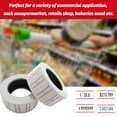 White Price Labels Price Tag Price Stickers White Pricemarker Stickers ...